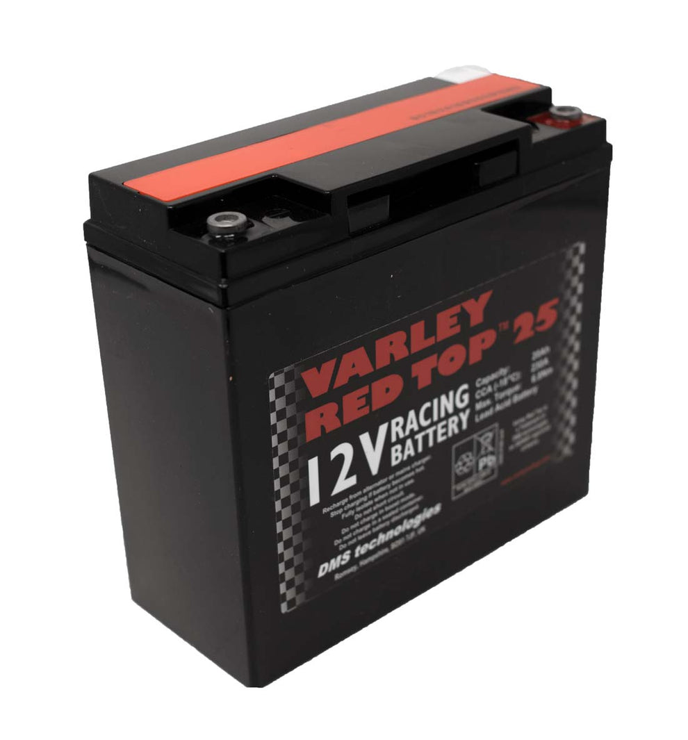 Varley Red Top 25 AGM Racing Battery RT25 12V 20Ah – SK Motorsport