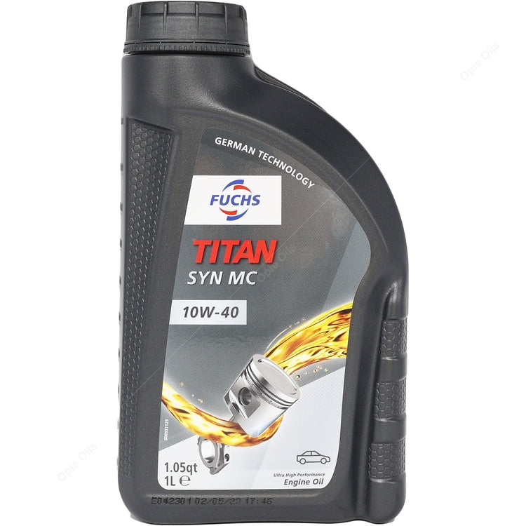 Fuchs TITAN SYN MC 10w-40 High Performance Semi-Synthetic Engine Oil ...